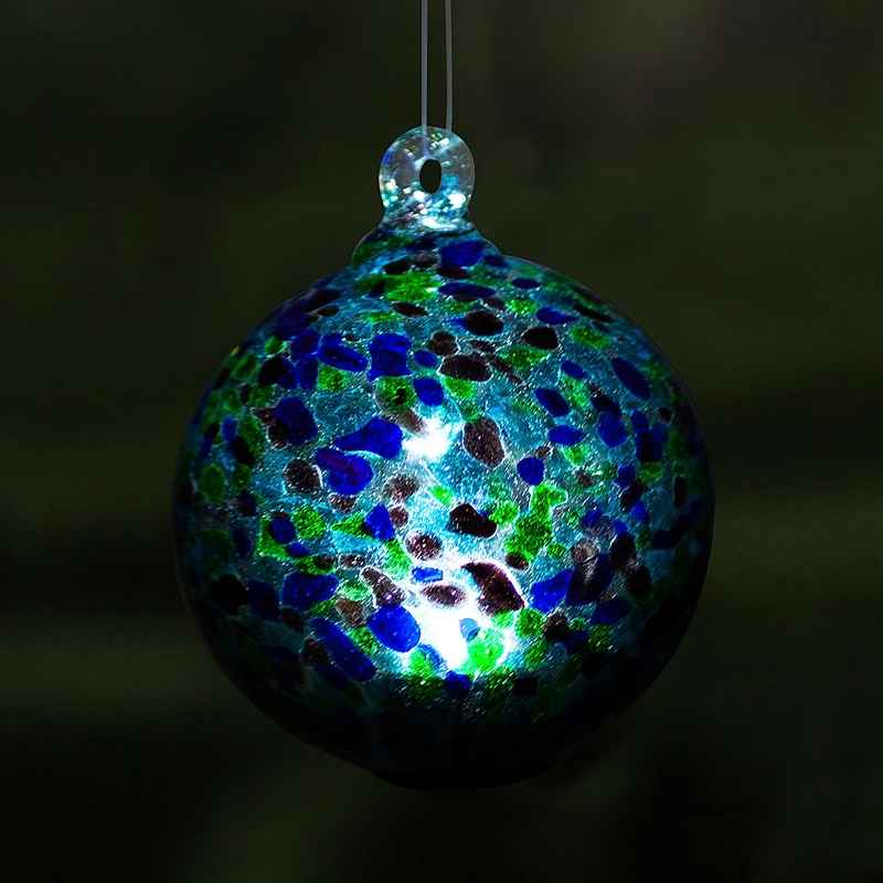 Hanging Solar Orb Light - Blue