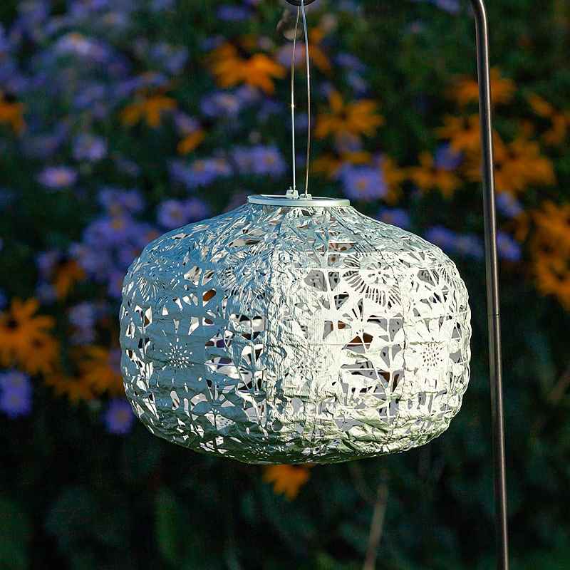 Sunflower Solar Lantern - Sage